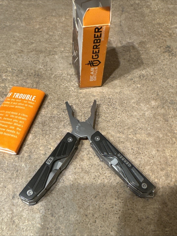 Gerber Bear Grylls Compact Small Multi Tool - Key Chain. | eBay