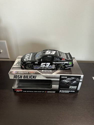 RARE! Josh Bilicki #53 2020 Insurance King Wounded Blue 1:24 NASCAR ...