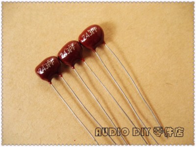 4pcs/20pcs Nitsuko 243pF/100V 1% high precision mica capacitor ...
