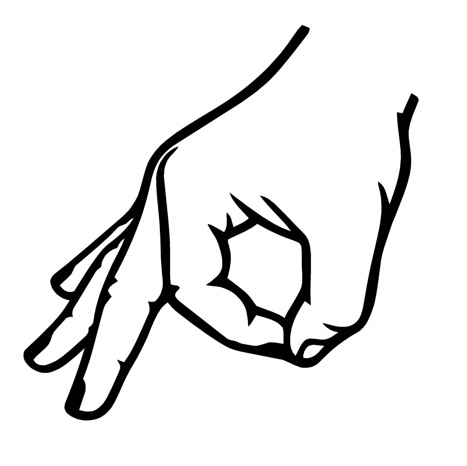 Gotcha Ok hand Vinyl Decal | eBay