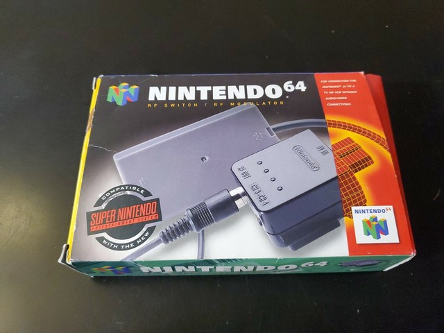 ORIGINAL 1999 NINTENDO 64 RF SWITCH RF MODULATOR N64 Tested Free ...