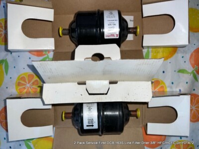 2 Pack Service First DCB 163S Line Filter Drier 3/8" HFC/HCFC DHY01472 ...