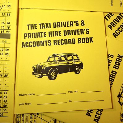 Taxi Meter Cab Driver Accounts Book for Accounting Expenses. Cash ...