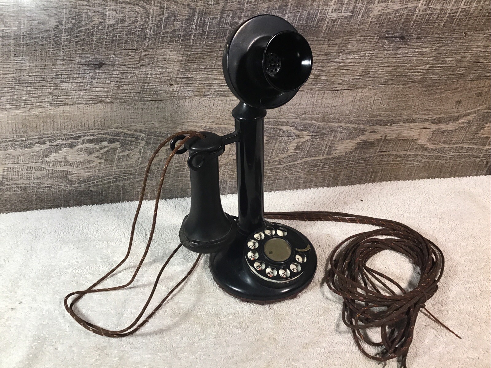 Antique 1920's American Bell Rotary Candlestick Telephone | eBay