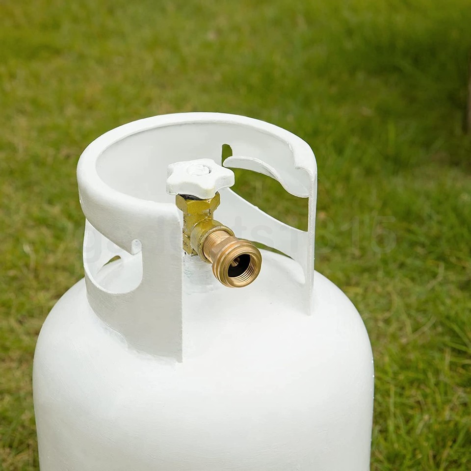 2PCS POL to QCC1 Propane Tank Adapter 100 lb LP Tank Valve to Type-1 ...