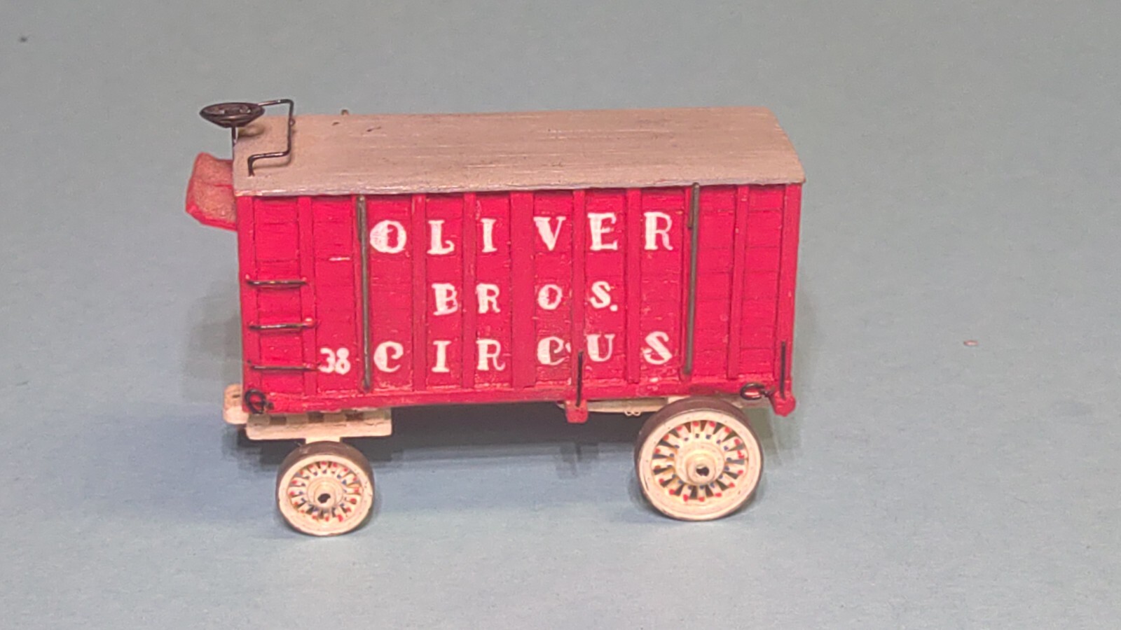 Scratch Built Circus Baggage Wagon HO Scale | eBay