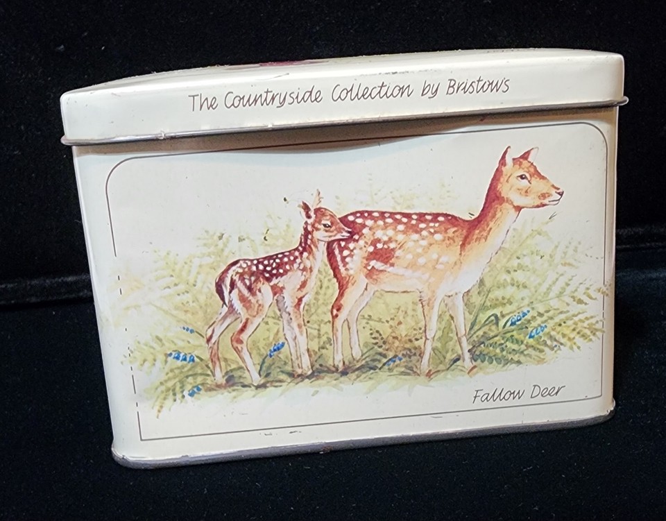 VINTAGE BRISTOW'S OF DEVON "COUNTRYSIDE "EMPTY TIN, CREDITON DEVON, 3 1 ...