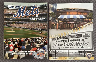 2008 NY Mets Final Game Program - Shea Stadium - September 28, 2008 ...