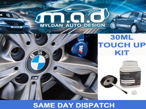 BMW Ferric Grey A80 Alloy Wheel Touch Up Paint 30ML Curb Scratch M ...