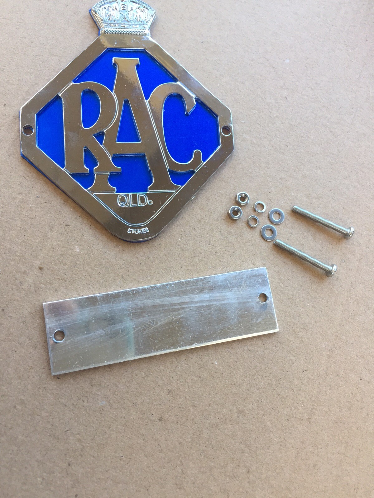 RACQ Queensland Grille Emblem Badge Fit Ford Holden Mazda Toyota Chev ...
