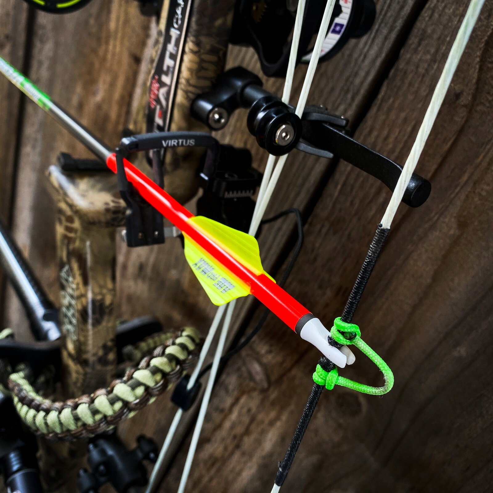 3 Arrows Archery - Arrow Wraps - FLO RED. 15 pack (Multi Size) Made In ...