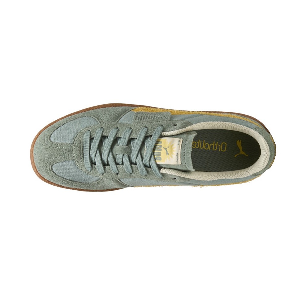 PUMA Palermo Weathered Lace Up Mens Green Sneakers Casual Shoes ...