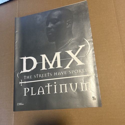 Original 13 By 11" DMX Platinum Def Jam Ruff Ryders 1998 Album Ad FLYER ...