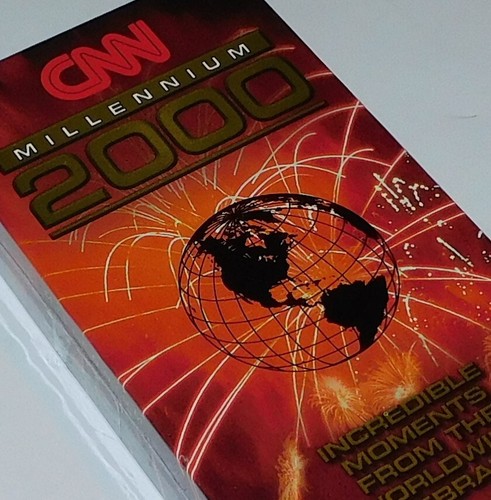 2000 CNN Millennium VHS tape, world celebrations of the New Year doc ...