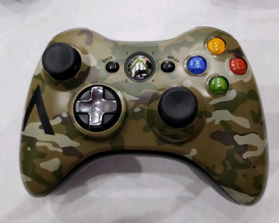 Official Microsoft Xbox 360 Wireless Camouflage Controller - Camo Free ...