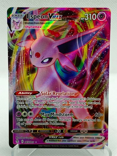 Pokemon Holo Espeon VMAX 065/203 Ultra Rare Evolving Skies TCG NM/M | eBay
