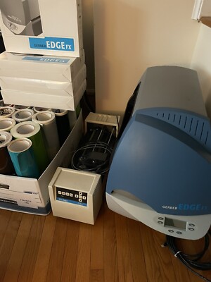 Gerber Edge FX Thermal Printer + GSX plus Plotter + Omega software ...