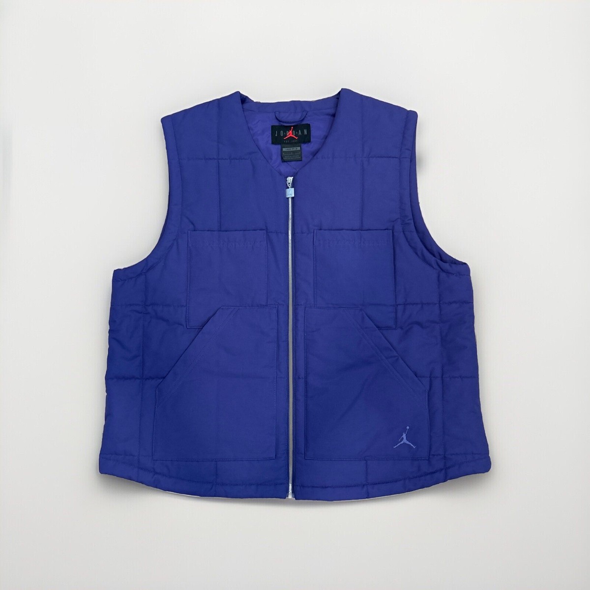 Nike Air Jordan Sky J Purple Vest Women's Size M FB5192-502 Nike Air Jordan Sky J Purple Vest Women's Size M FB5192-502