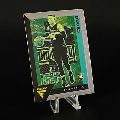 Sam Merrill 2020-21 Panini Flux Basketball Rookie RC #243 Bucks Future ...