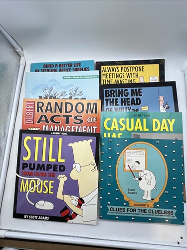 Dilbert Comic Book Lot of 8 Scott Adams Andrews McMeel Publishing (TPB ...
