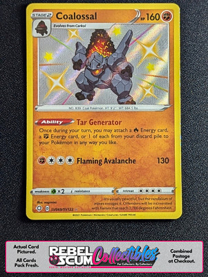 Coalossal (Shiny Vault Holo Rare) | SV069/SV122 | Shining Fates | MINT ...