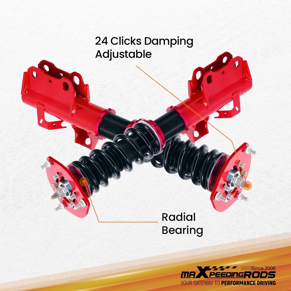 MaXpeedingrods 24 Way Coilover Suspension Lowering Kit for Chevrolet ...