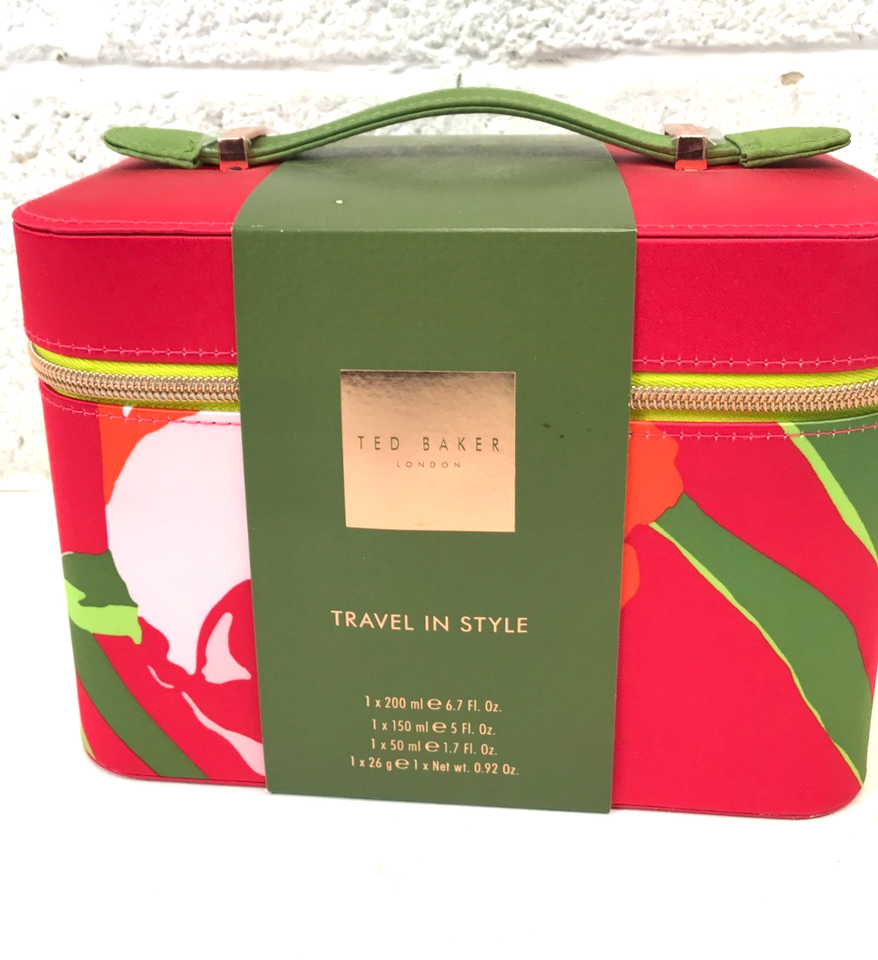 Ted Baker Travel in Style Vanity Case 4 products Brand New | eBay UK