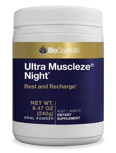 BioCeuticals Ultra Muscleze Night Magnesium Oral Powder Stress Response ...