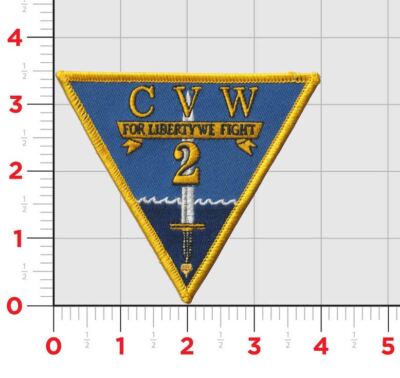 Officially Licensed US Navy Carrier Air Wing CVW-2 Patch | eBay