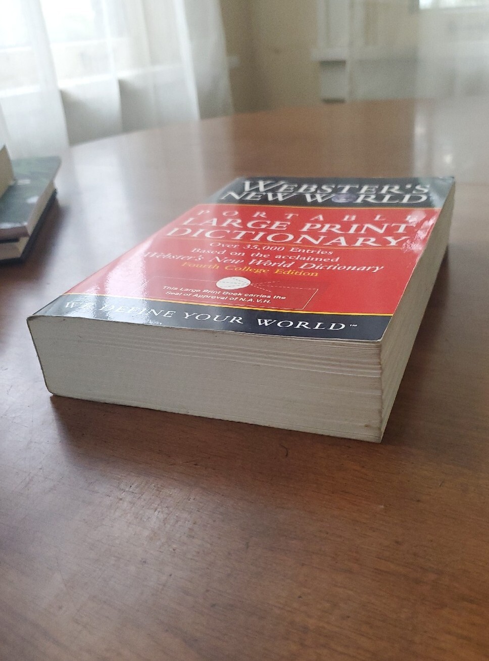 Webster's New World Portable Large Print Dictionary Paperback Softback ...