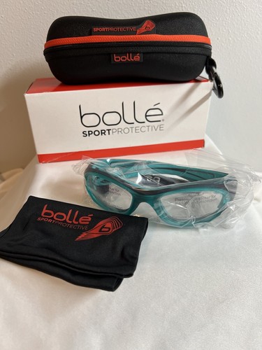 Bolle® Sport 12382 COVERAGE, KIDS' Safety Glasses, Blue Frame, Clear PC ...