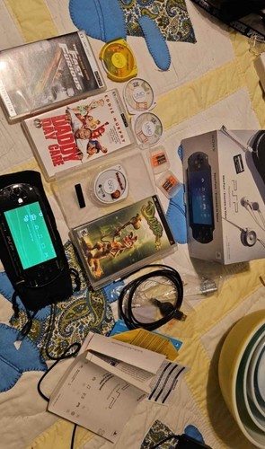 🔥 EXCELLENT Sony PSP Go BUNDLE PSP-1001 PlayStation Portable GAMES ...