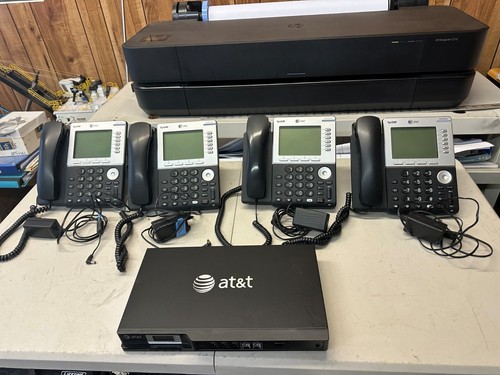 AT&T Syn248 Business Phone System – Includes 4 Desk Phones + Gateway ...