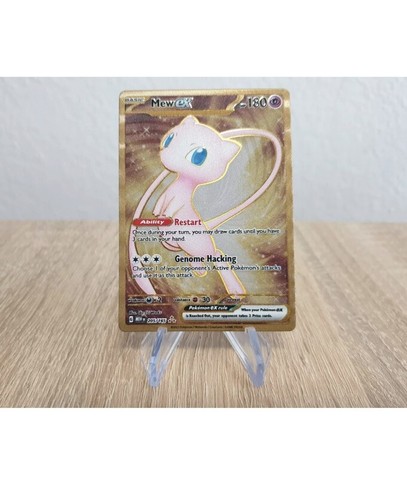 Pokemon Mew ex Gold Metallkarte Metal Card 205/165 UPC 151 Inkl ...