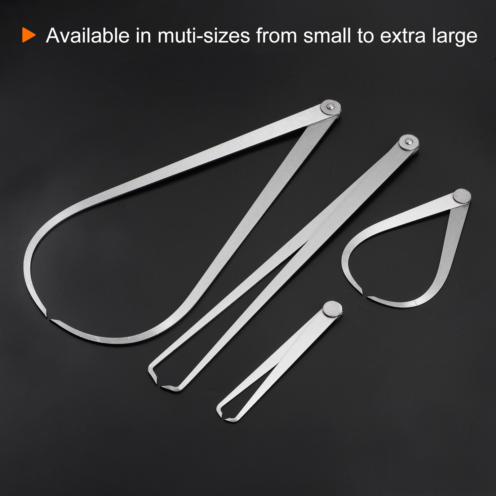 Firm Joint Inside Outside Caliper Set 300mm 12 Inch Steel Firm Friction ...