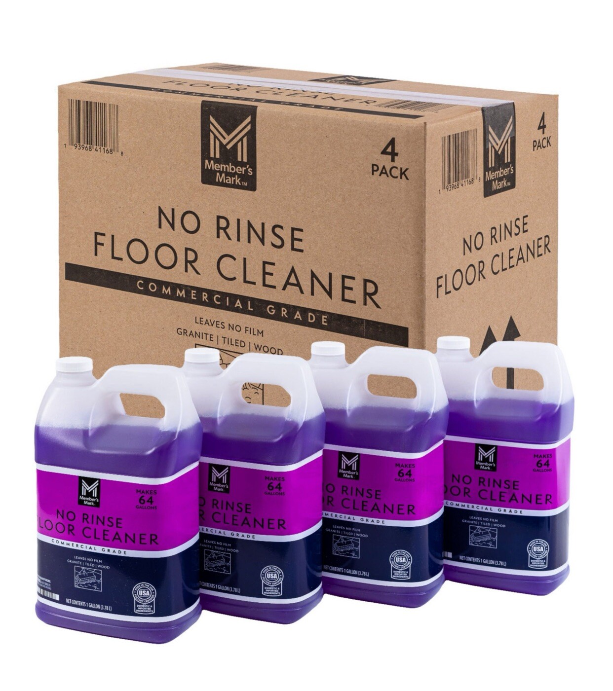 Member's Mark Commercial No Rinse Floor Cleaner ( 1 gal., 4 pk.) | eBay