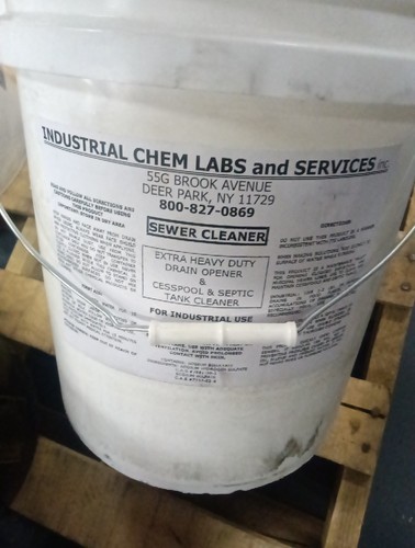 5-Gallon Industrial Chem Labs Sewer Cleaner Extra Heavy Duty Drain ...