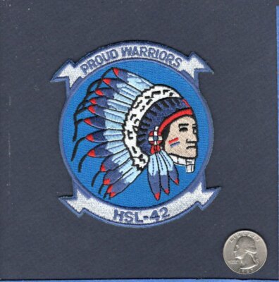HSL-42 PROUD WARRIORS US NAVY SH-60 SEAHAWK Helicopter Squadron Jacket ...