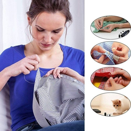 Threader Thimble Set Thread Needle Sewing Kit Measure Scissor Storage ...