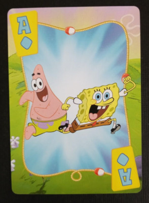 2017 Nickelodeon SpongeBob Squarepants Playing Card SpongeBob Ace ...