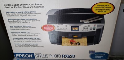 Epson Stylus Photo RX620 All-In-One Inkjet Printer - BRAND NEW ...