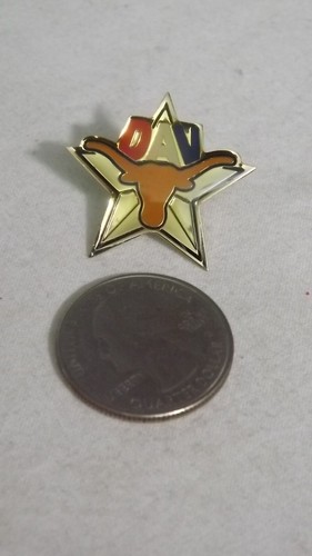 DAV Texas Long Horn Lapel Hat Pin | eBay