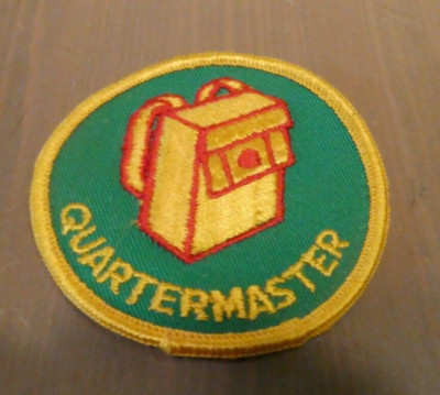 Vintage BSA Boy Scouts Quartermaster Officia Uniform Leader Patch New ...