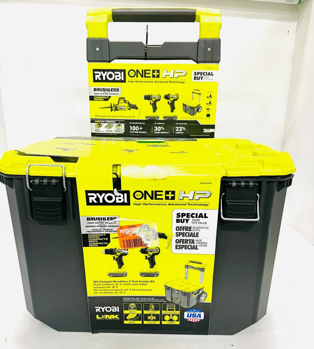 Ryobi Combo Set In Box