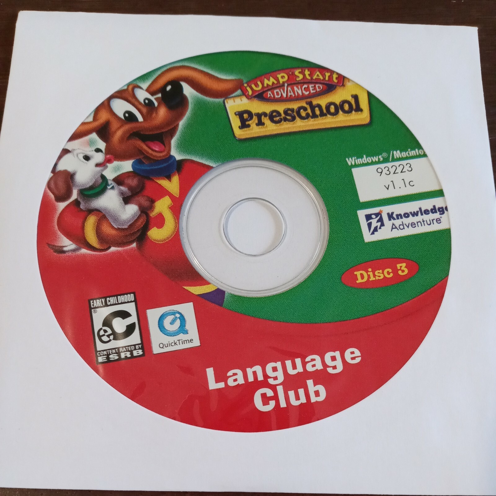 Jumpstart advanced preschool language club CD disc 3 | eBay