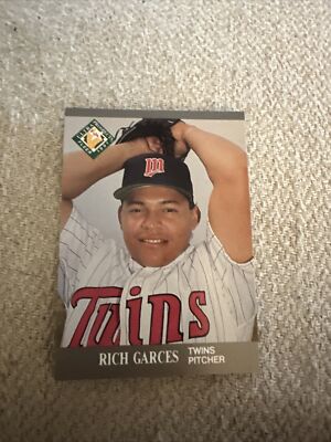 1991 Ultra Minnesota Twins Baseball Card #378 Rich Garces MLP Rookie | eBay