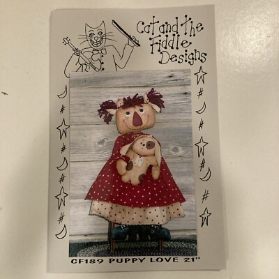 Pattern Cat and the Fiddle Designs CF189 Puppy Love 21” | eBay