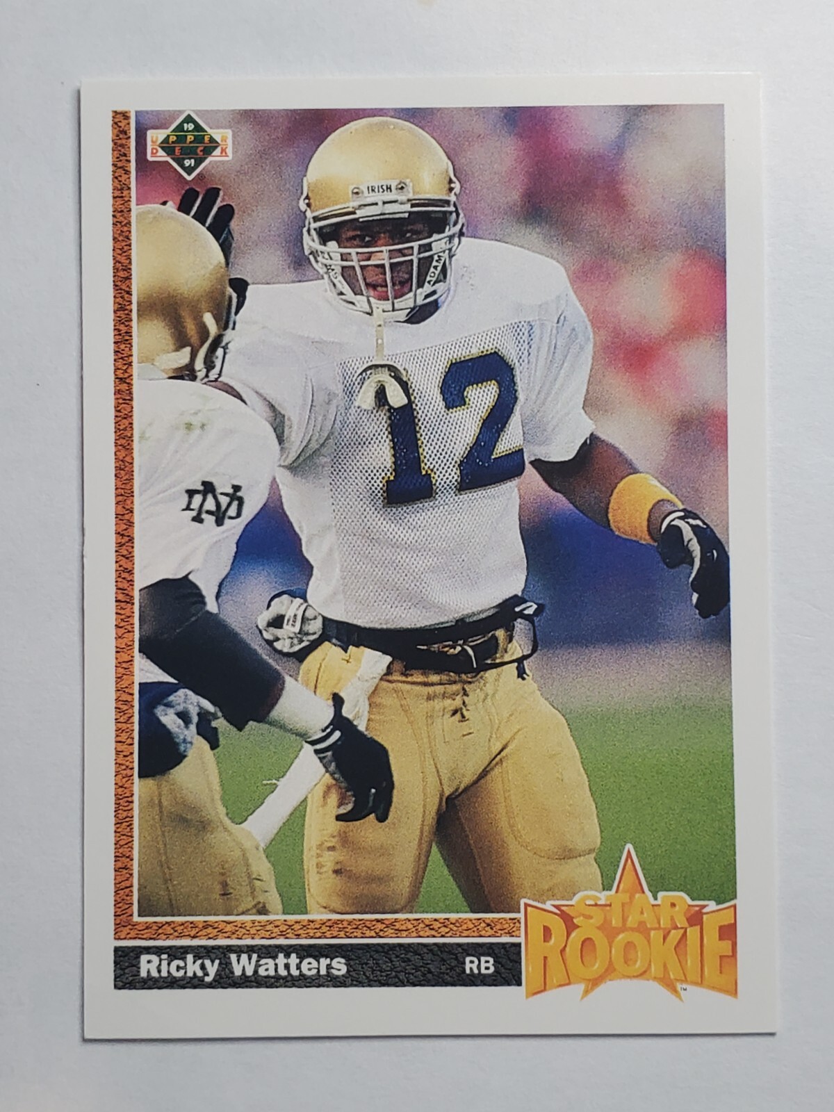 1991 Upper Deck #9 Ricky Watters RC!!! San Francisco 49ers ROOKIE!!! | eBay