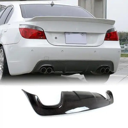 BMW 5-Series E60 04-10 M-Sport Rear Bumper Diffuser Splitter Gloss ...