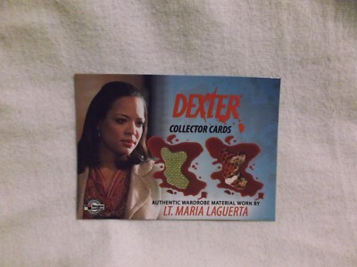 Dexter Seasons 1 & 2 DC17 Lt Maria Laguerta Dual Costume Card Variant ...